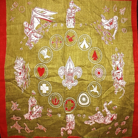 Vintage | Accessories | 95s Boy Scouts Orig Vtg Handkerchief | Poshmark